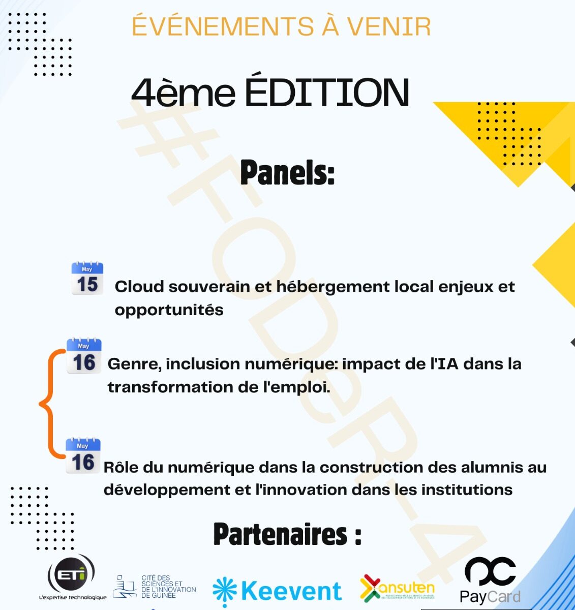 Forum sur Développement Web et Réseaux - Université de Labé
